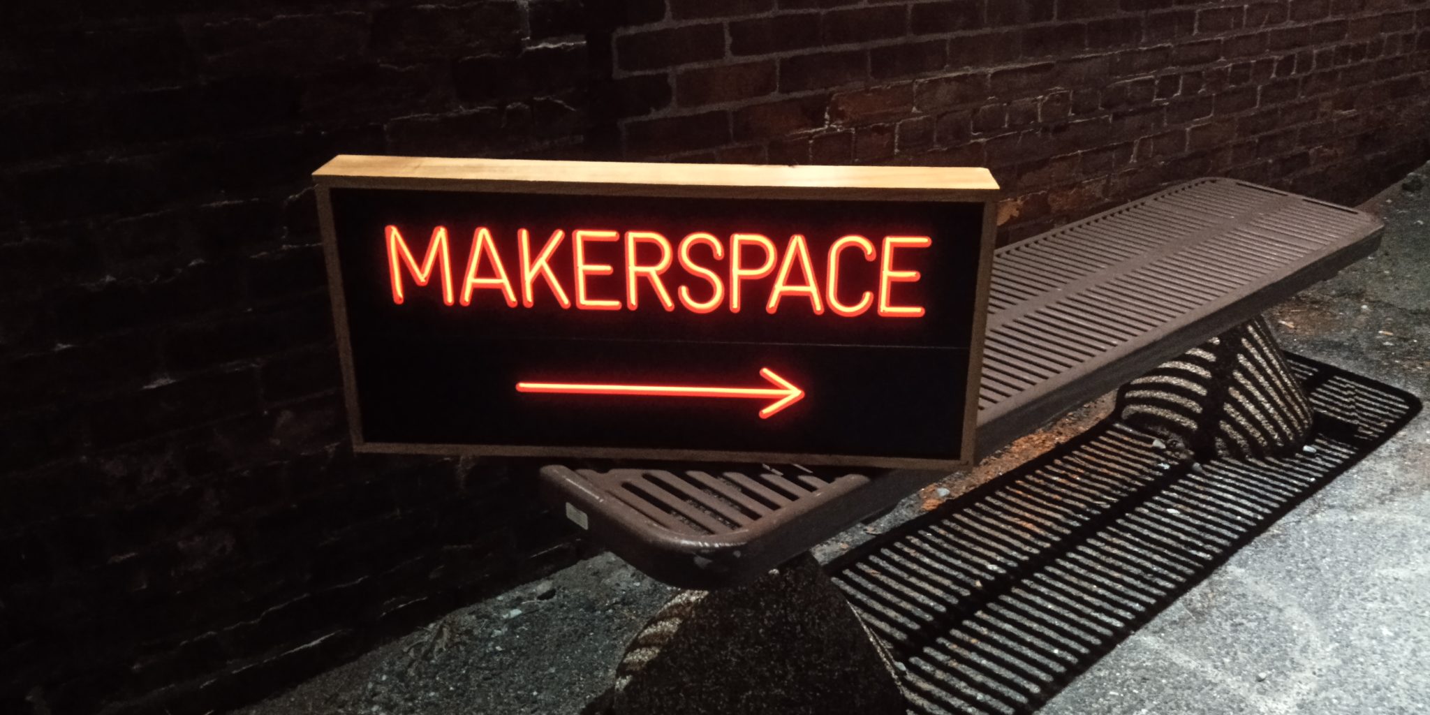 Tim’s Makerspace Sign - Framingham Makerspace